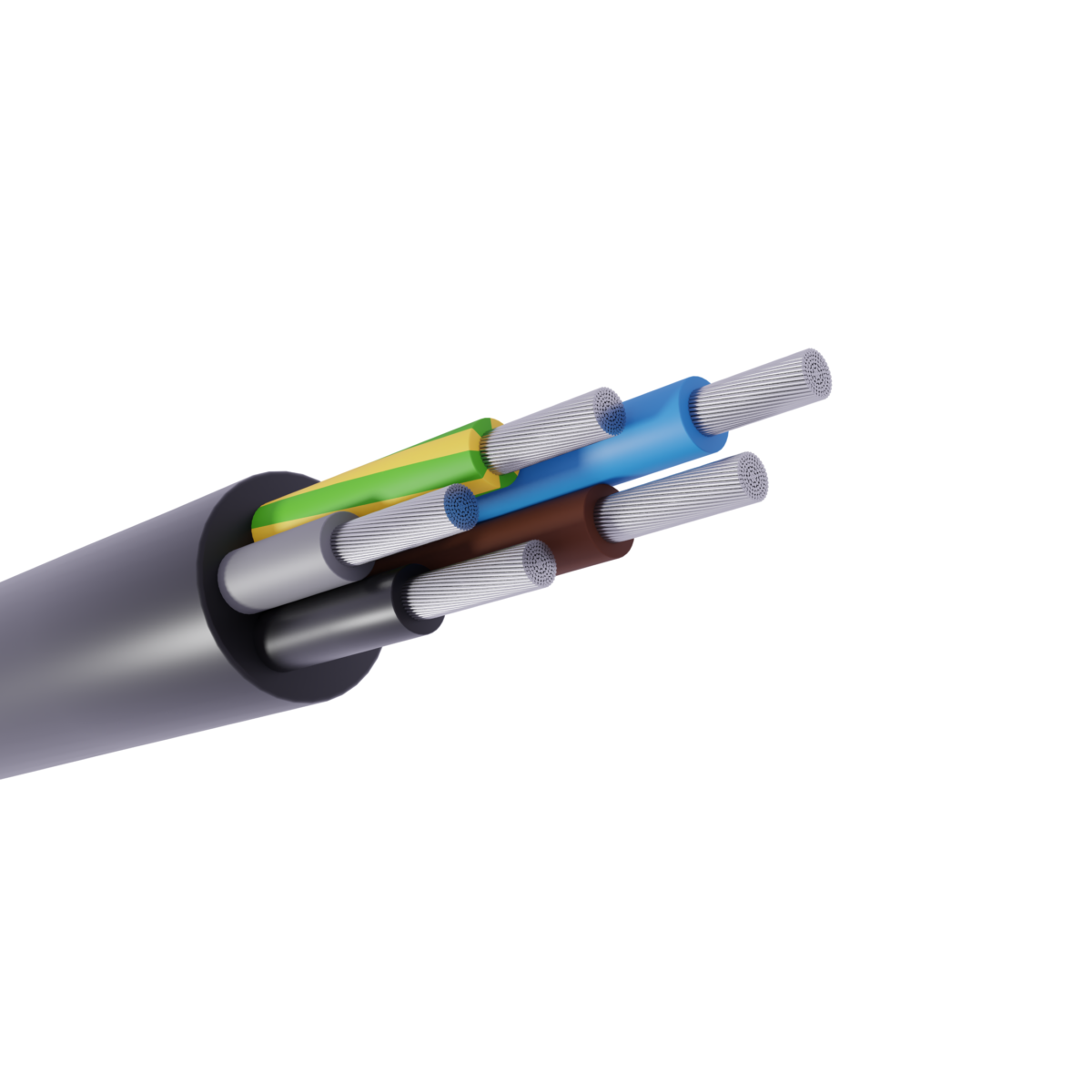 JMV AL-GU Flex 5G16 mm2 sort – JMV Cables Webshop