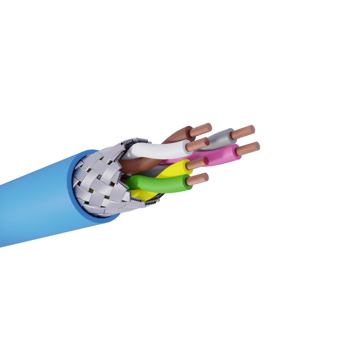 LIYCY/EB-O TP 3x2x0,75 mm2 blue – JMV Cables Webshop
