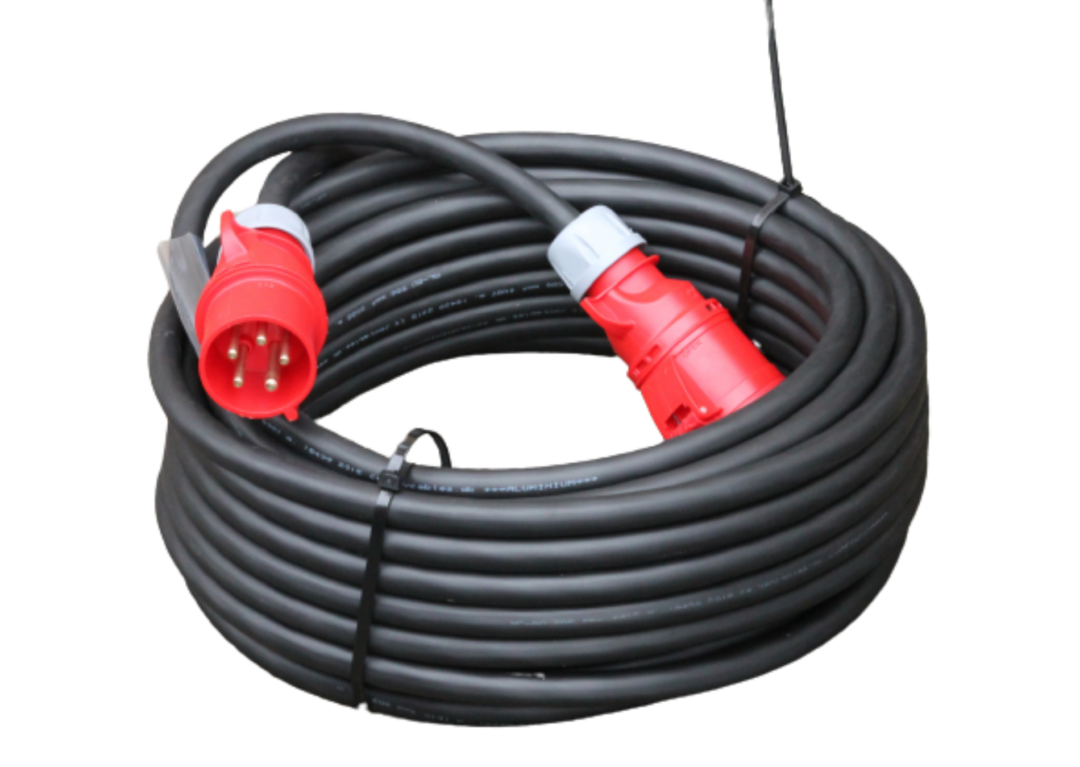 Kabelsæt 25M 5G16,0 mm2 CEE 5P-63A – JMV Cables Webshop