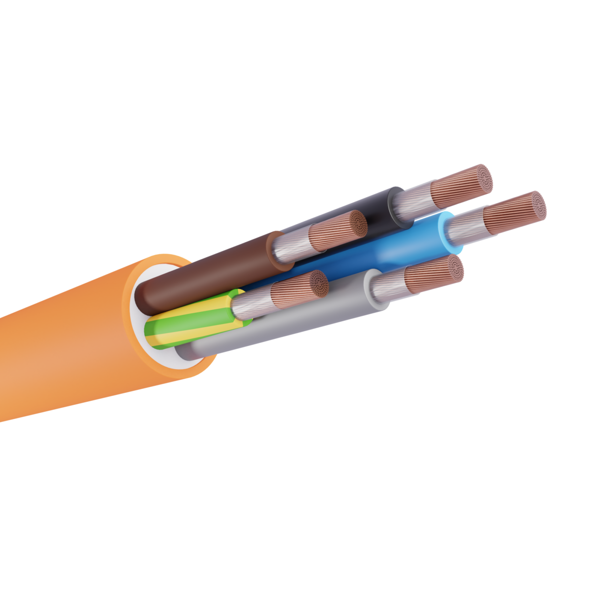 JMV Safe Flex 5G6 mm2 Tr. Orange – JMV Cables Webshop